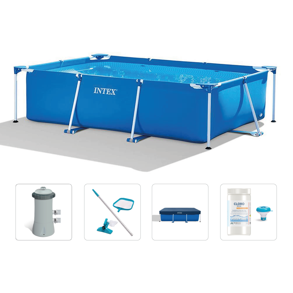 Piscina Intex Frame 300 x 200 x H 75 cm – 28272 con Kit a Cartuccia ...