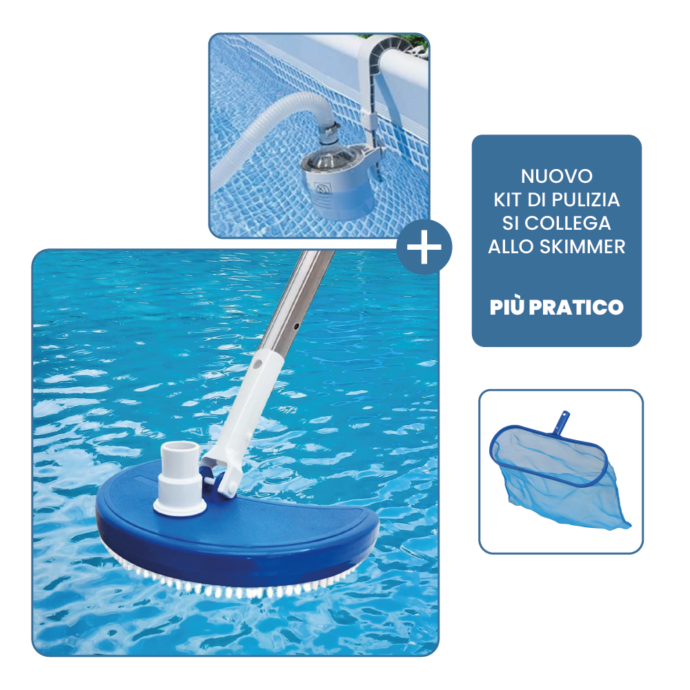 Kit di Pulizia Super Deluxe per Piscina Intex – Mondo Verde Garden